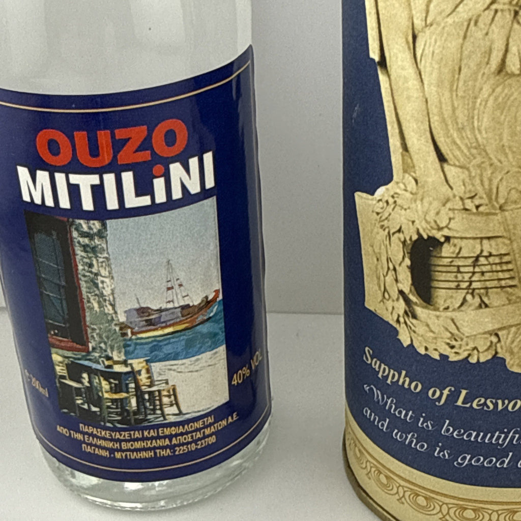 Ouzo Mitilini 200ml 40%abv – Little Silver Wines and Spirits