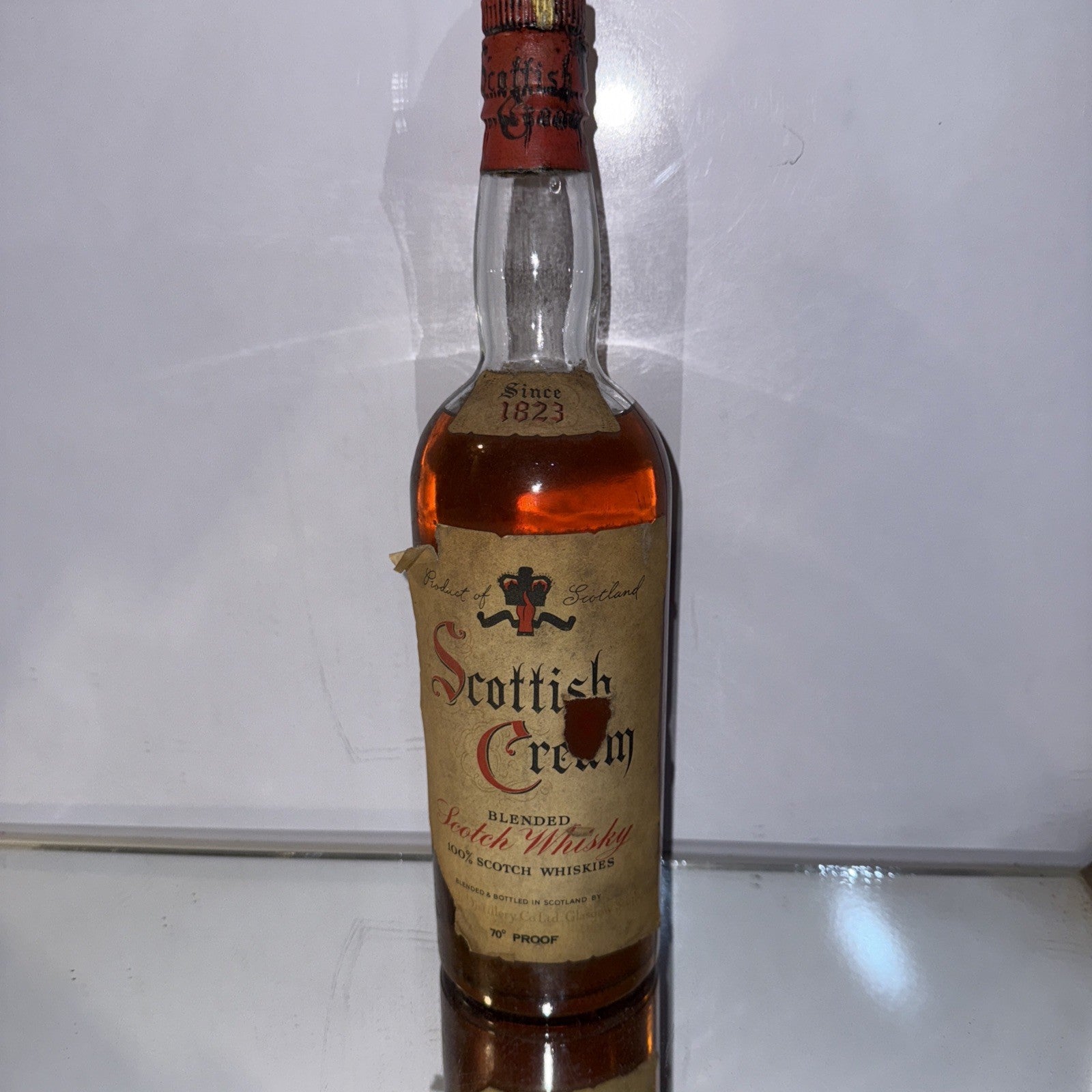 Scottish Cream Blended Scotch Whisky | Vintage 1940s/50s Bottling ...