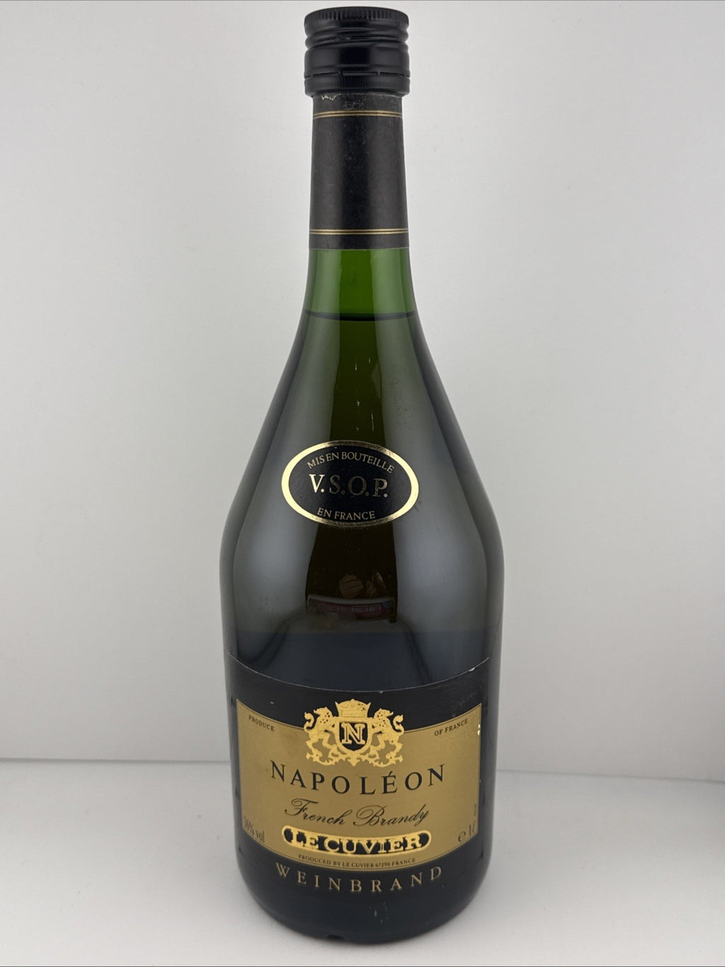 Le Cuvier Napoleon French Brandy VSOP 1990s Vintage Spirit - 1L Bottle ...