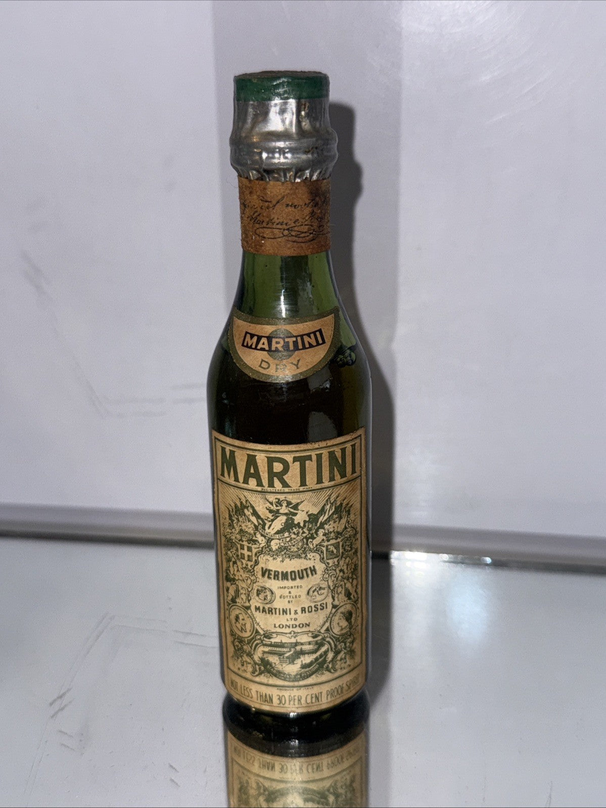 Martini Dry Miniature 1960s Vintage Collectible Spirit Bottle | 5cl ...