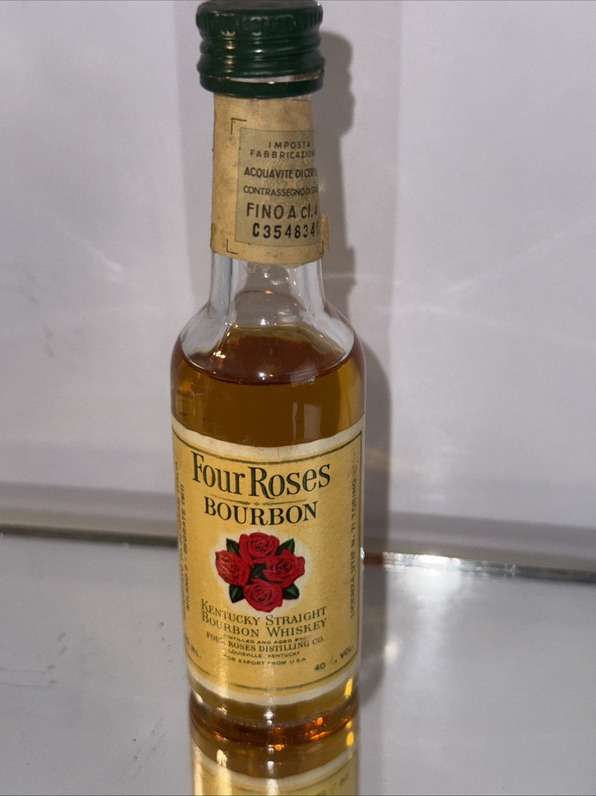 Four Roses Bourbon Miniature | 50ml Kentucky Straight Whiskey – Little ...