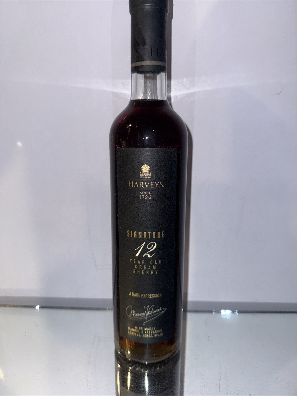 Harveys Signature 12 Year Old Cream Sherry - Aged Amber Dessert Wine ...