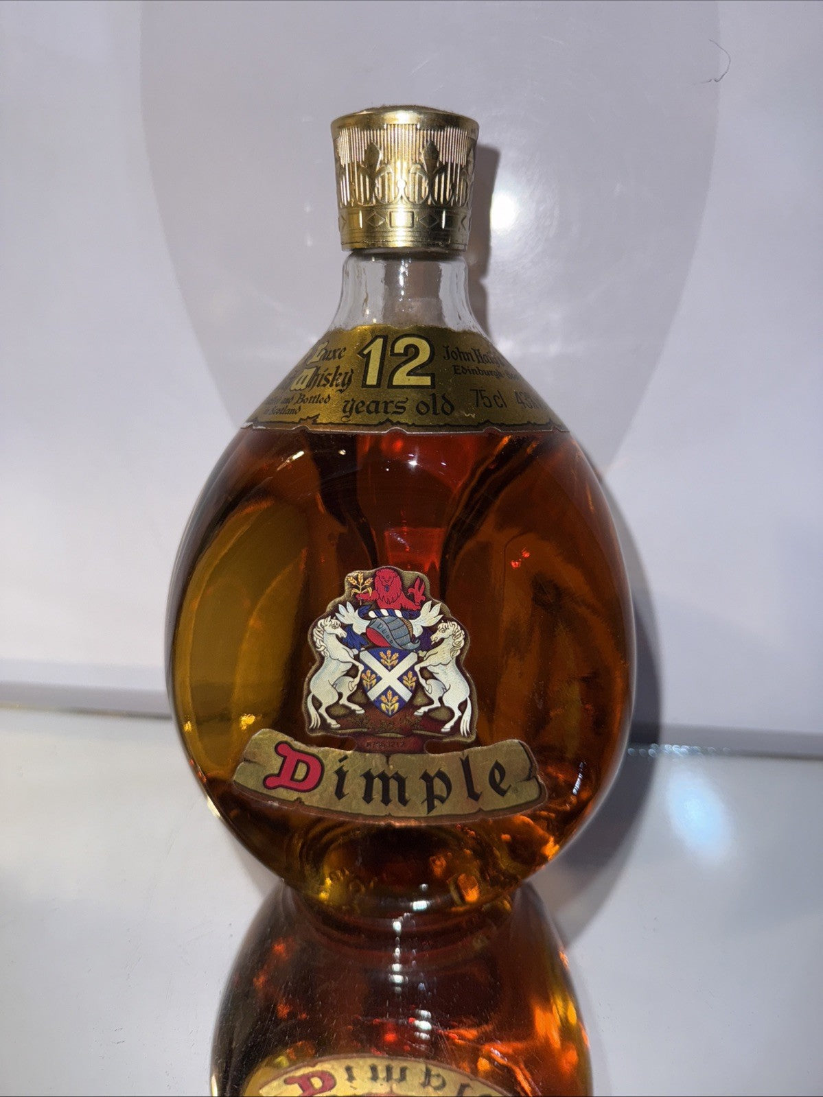 Haig's Dimple 12 Year Old Scotch Whisky – 1980s Vintage 70cl Bottle ...