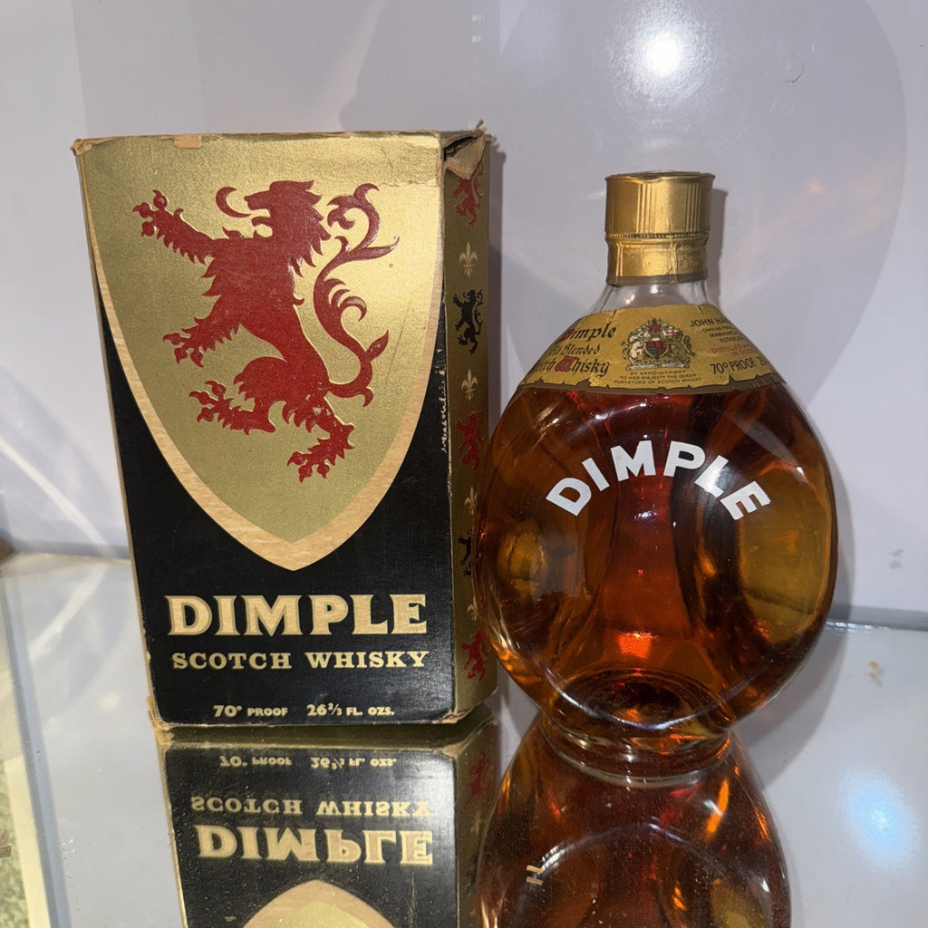 Haigs Dimple Whisky 1970s Bottled 26 2/3 FL OZ And 70% proof vintage m – Little Silver Wines and ...