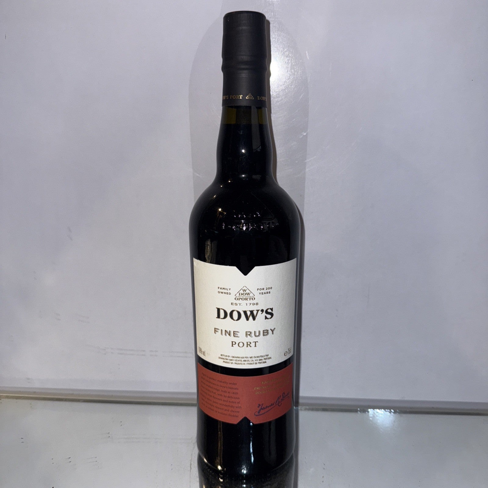 Dow's Fine Ruby Port – Classic Fortified Dessert Wine, 750ml – Little ...