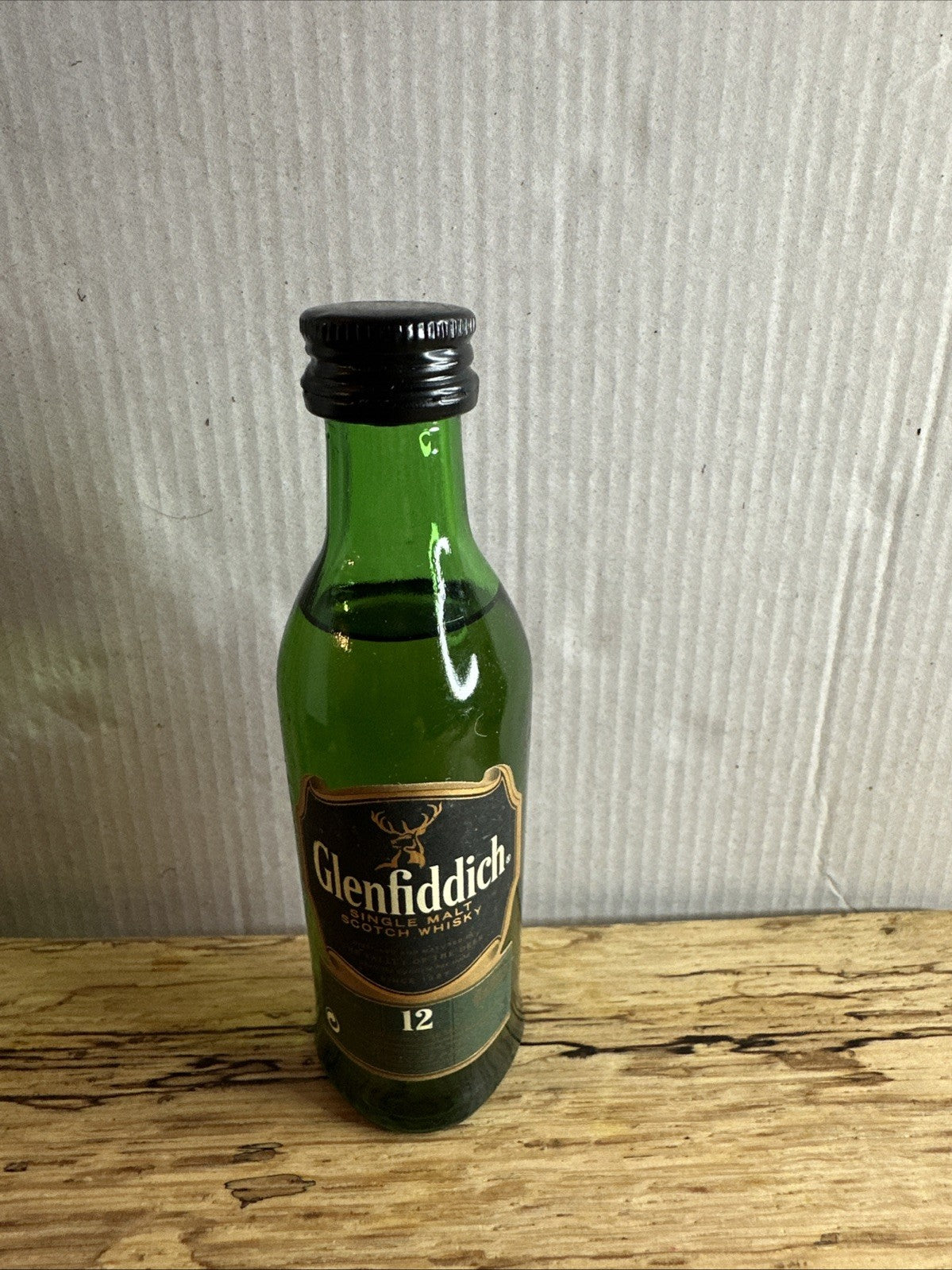 Glenfiddich 12 Year Old Single Malt Scotch Whisky Miniature - 5cl ...