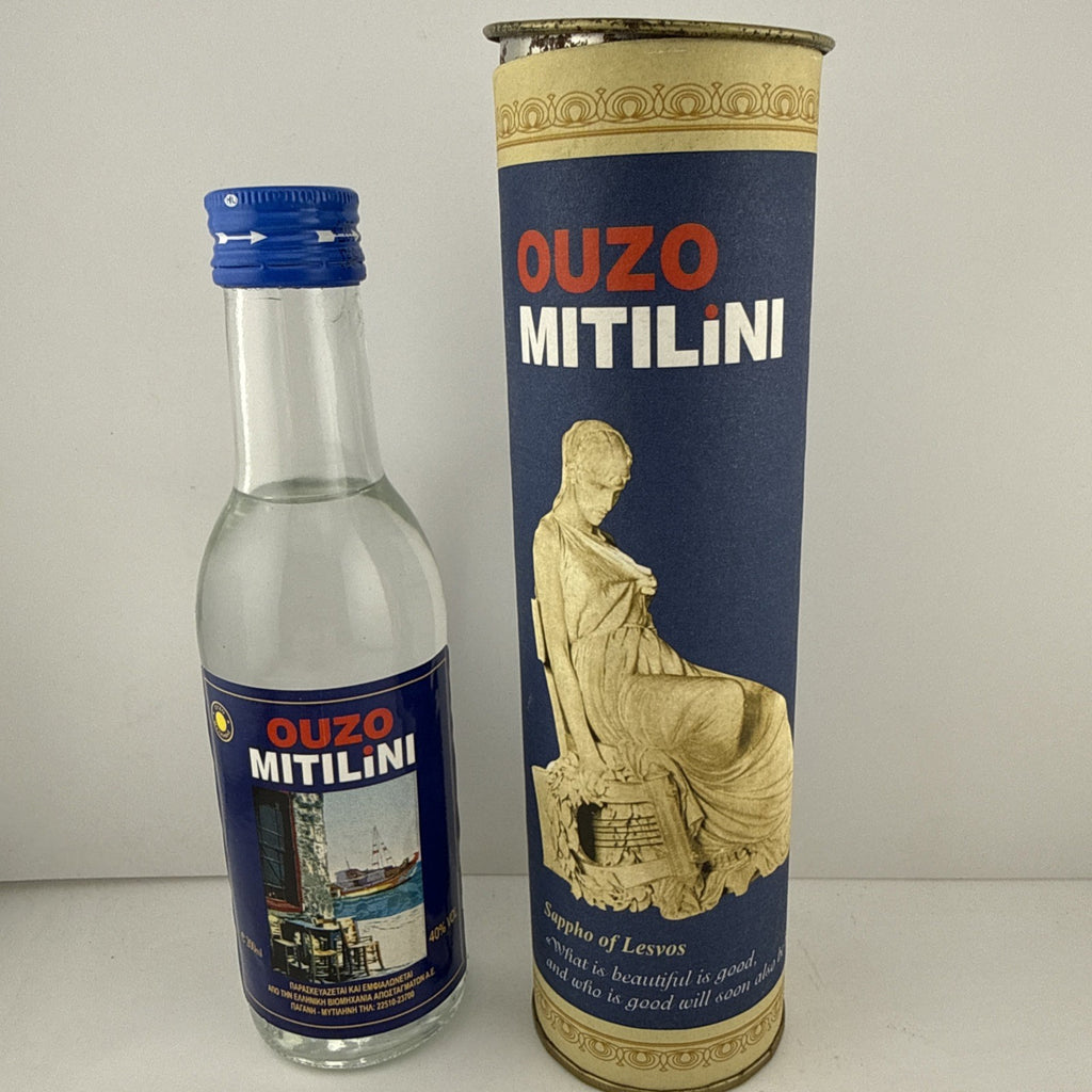 Ouzo Mitilini 200ml 40%abv – Little Silver Wines and Spirits