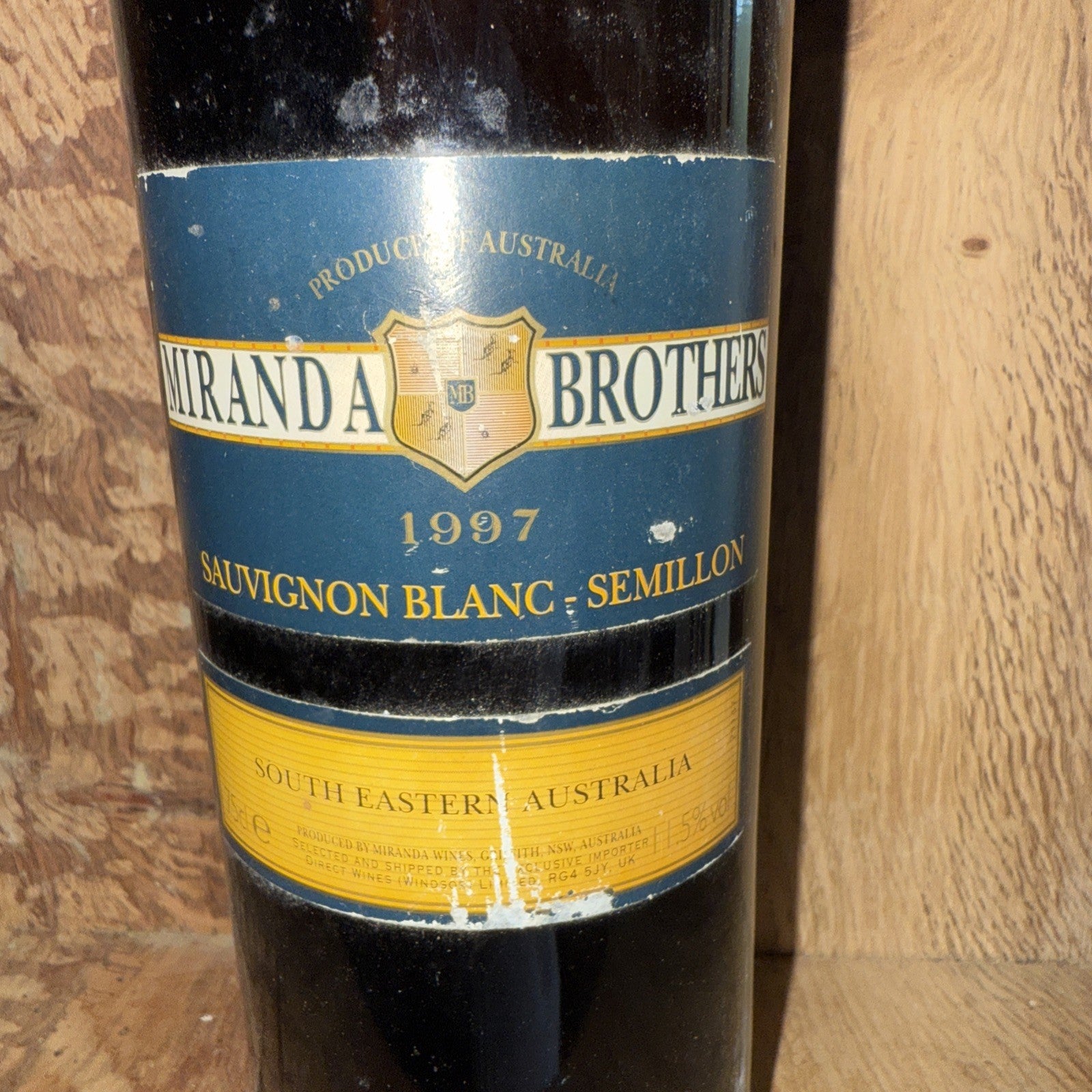 Miranda Brothers 1997 Sauvignon Blanc Semillon - Vintage White Wine ...