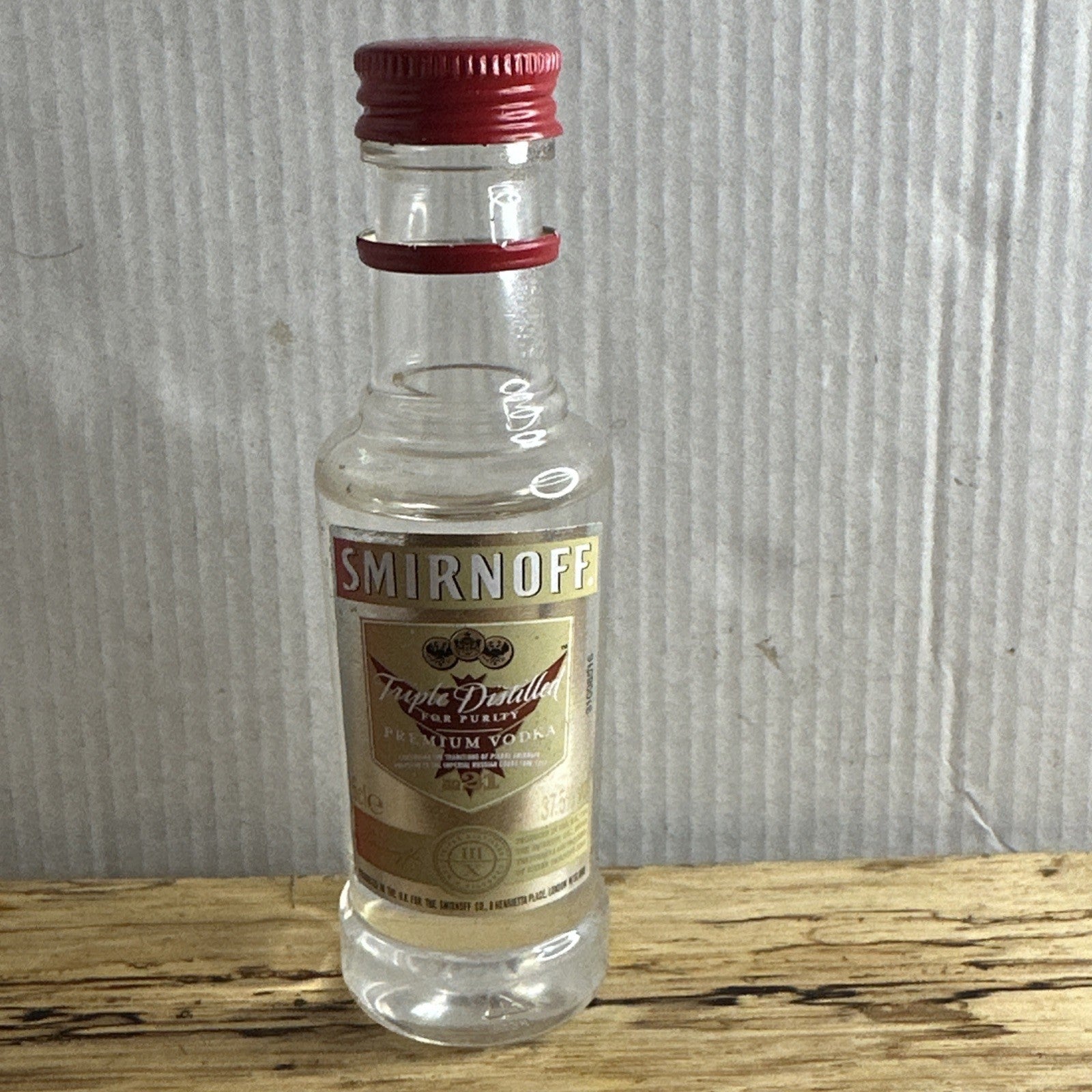 Smirnoff No. 21 Red Label Premium Vodka Miniature – 50ml Bottle ...